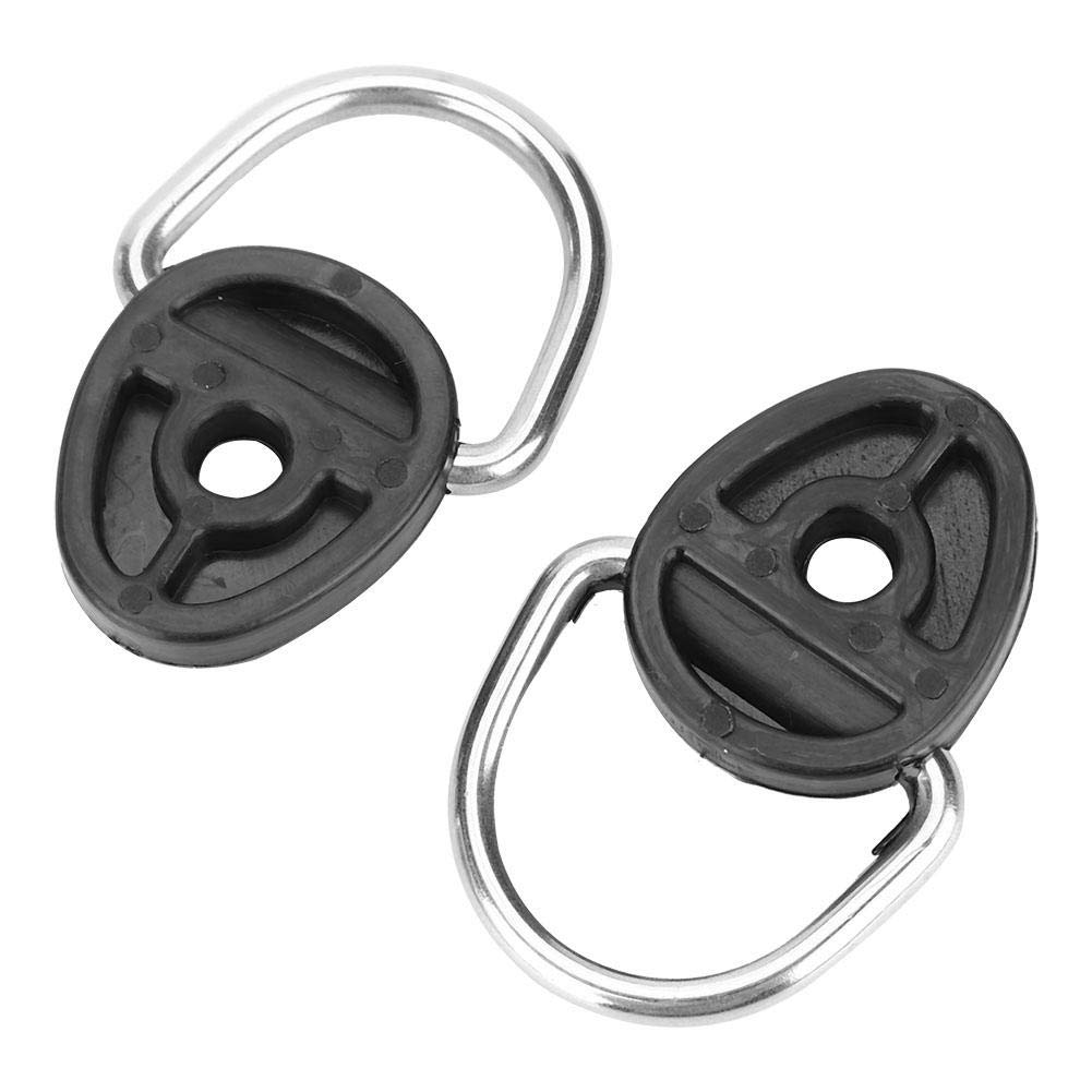 Kayak D Ring,6pcs Canoe D Buckle Tie Down Loop Safety Deck Fitting Accessory Parts Kayak Fishing Gear Kayak d Ring