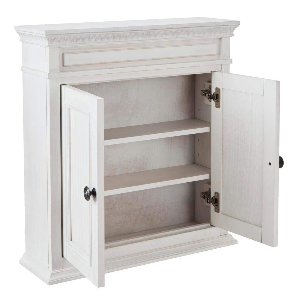 Home Decorators Collection Cailla 26 in. W x 28 in. H Wall Cabinet in White Wash