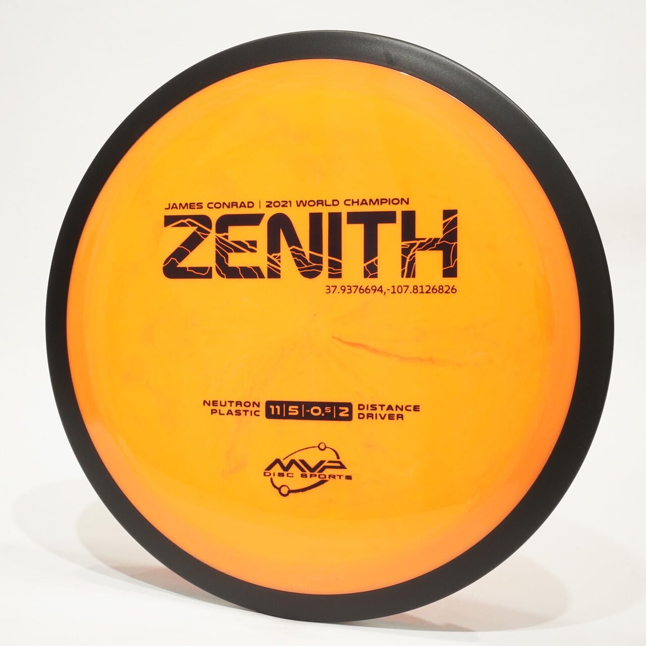 MVP Zenith (Neutron) James Conrad 2021 Distance Driver Golf Disc, Pick Color/Weight [Stamp & Exact Color May Vary] White 167-169 Grams