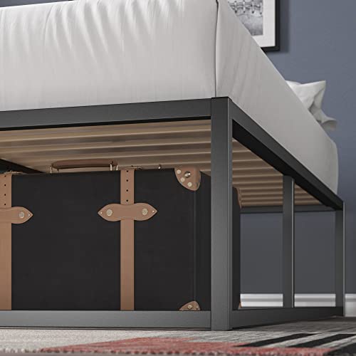 ZINUS Joseph Metal Platforma Bed Frame / Mattress Foundation / Wood Slat Support / No Box Spring Needed / Sturdy Steel Structure, King
