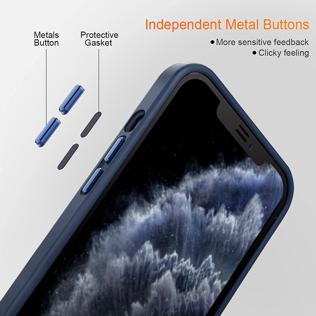 Marspeeder Crystal Clear iPhone 13 Pro Case with 9H Glass Screen Protector, [Upgraded Nano Anti-Yellow Material] Slim Fit Ultra Thin Flexible Silicone Shockproof iPhone 13 Pro Phone Case 6.1'', Clear…