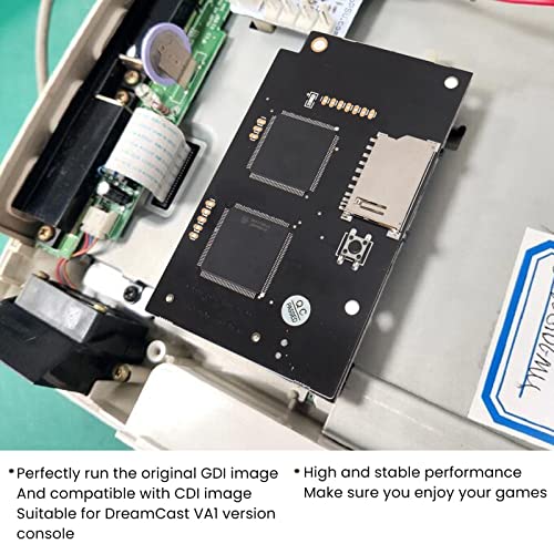 Optical Drive Simulation Board, V5.15b Remote Storage Card Mount Kit, Optical Drive Simulation Board with 32G Game Storage Card for SEGA Dreamcast VA1