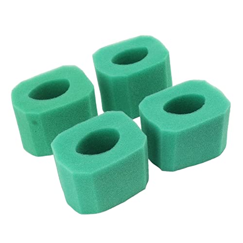 Jeanoko 4pcs Pool Filter Cartridge Sponge Reusable Durable Practical Filter Foam Replacement Filter Sponge Filter Foam for Home Outdoors Pool Pump Use Garden Entertainment