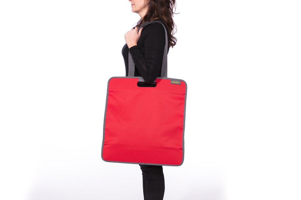 meori Bag for Women or Men, Extra Large Utility Tote, Red