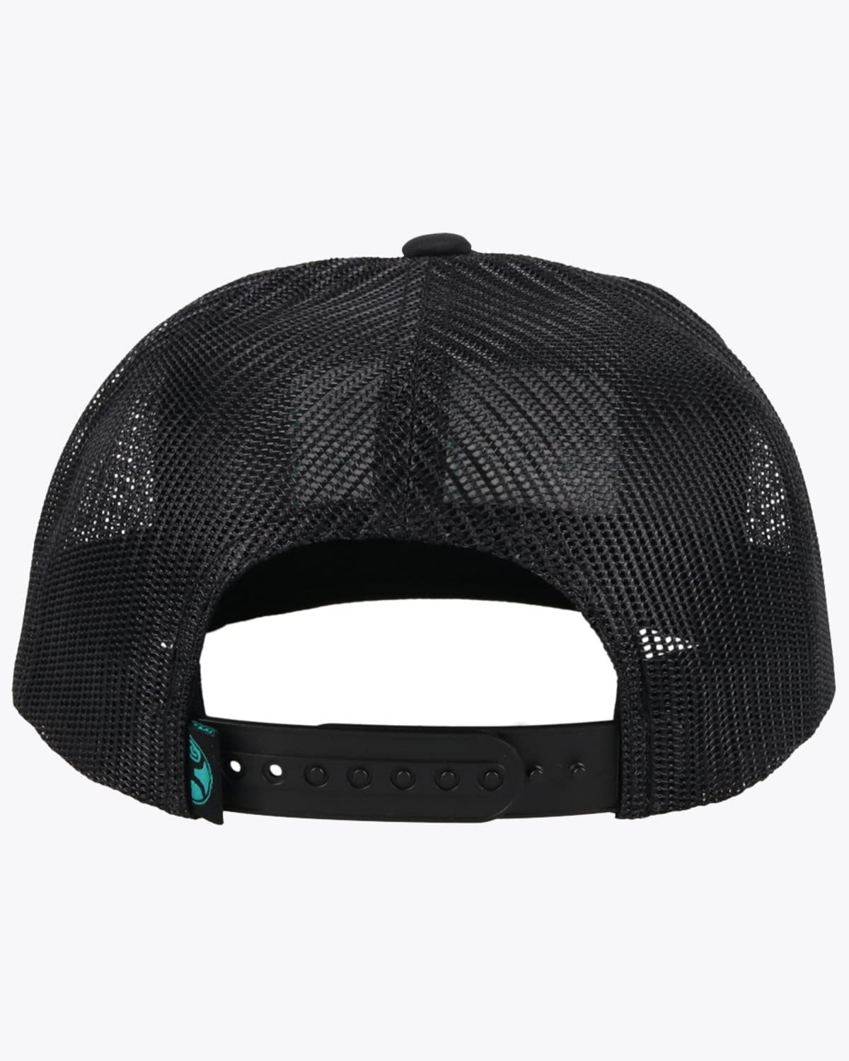 HOOEY Adjustable Snapback Trucker Hat with Cactus Ropes Logo (Black)