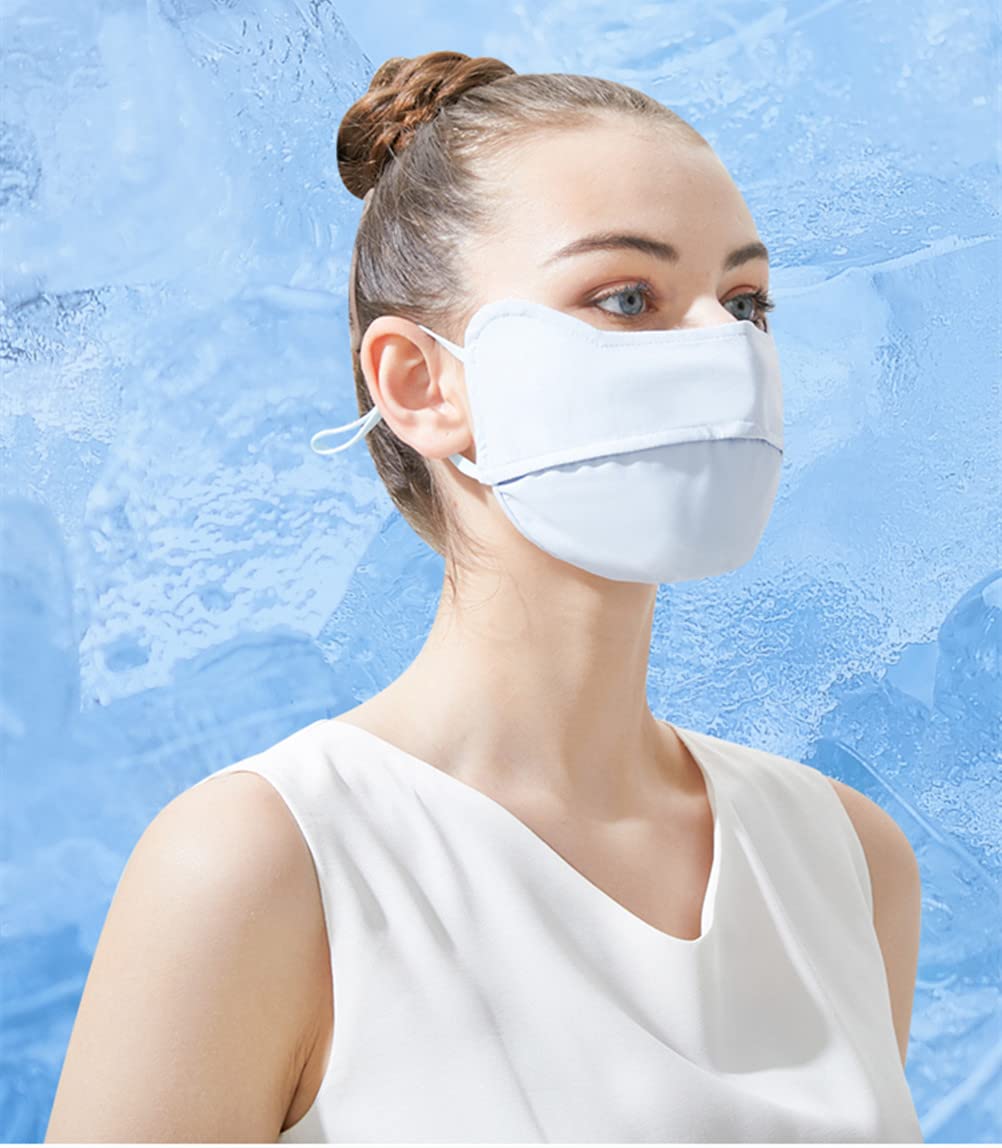Ligart UV Face Mask Washable Reusable Exercise Breathable Sun Protection Golf Sports Face Mask for Women