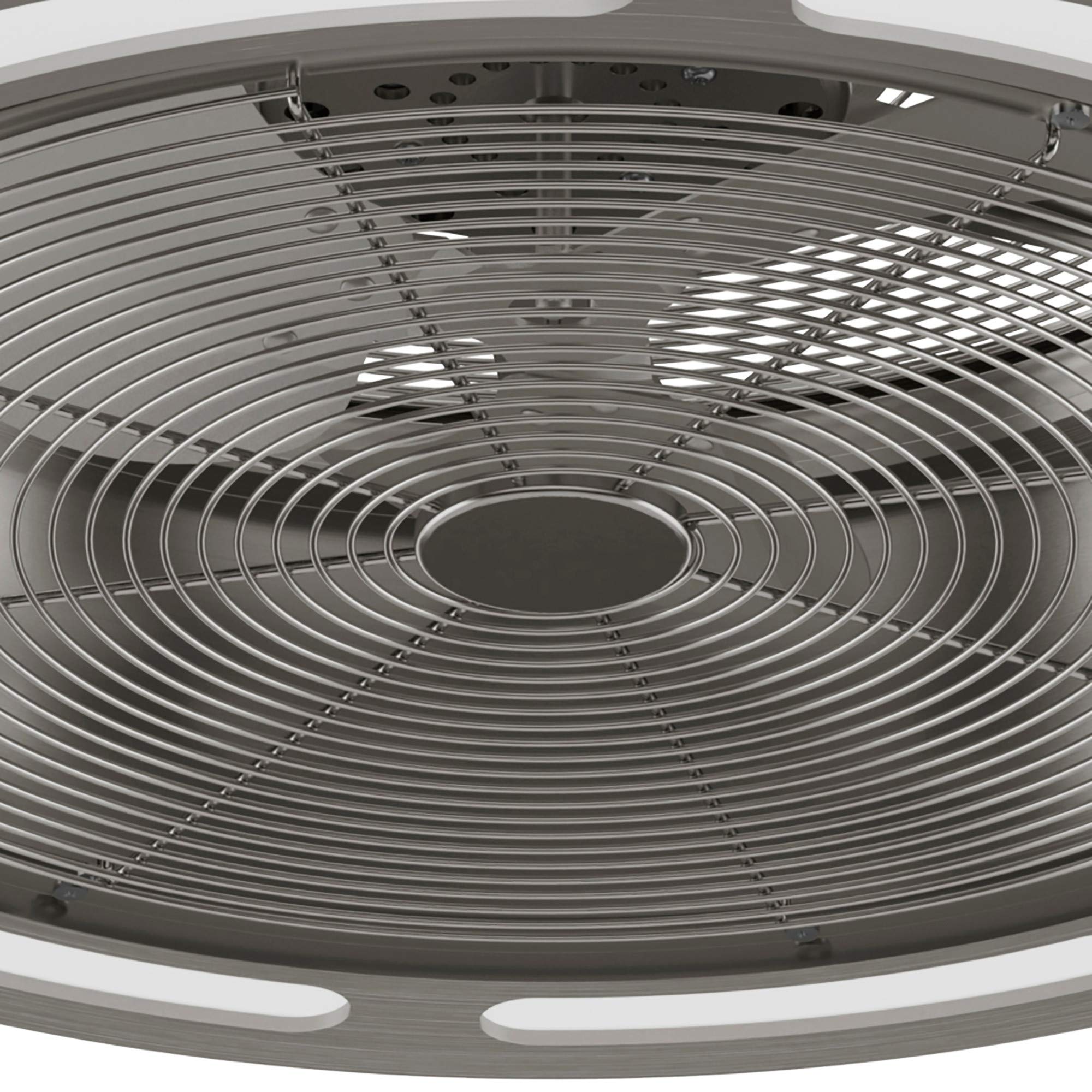 Hunter Tunley Indoor Ceiling Fan with LED Light and Wall Control, 12", Brushed Nickel