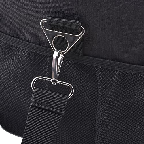 MKPCW Reusable Lunch Bag Insulated cooler Lunch Box Internal leak proof with Adjustable Shoulder Strap for Men Women (Black)