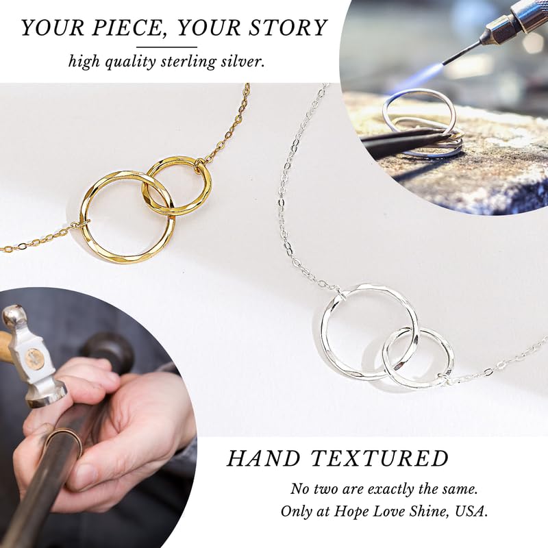 HOPE LOVE SHINE Necklace for Girlfriend, Valentines day gift for Girlfriend, Meaningful gift for Girlfriend, Promise necklace for girlfriend from Boyfriend