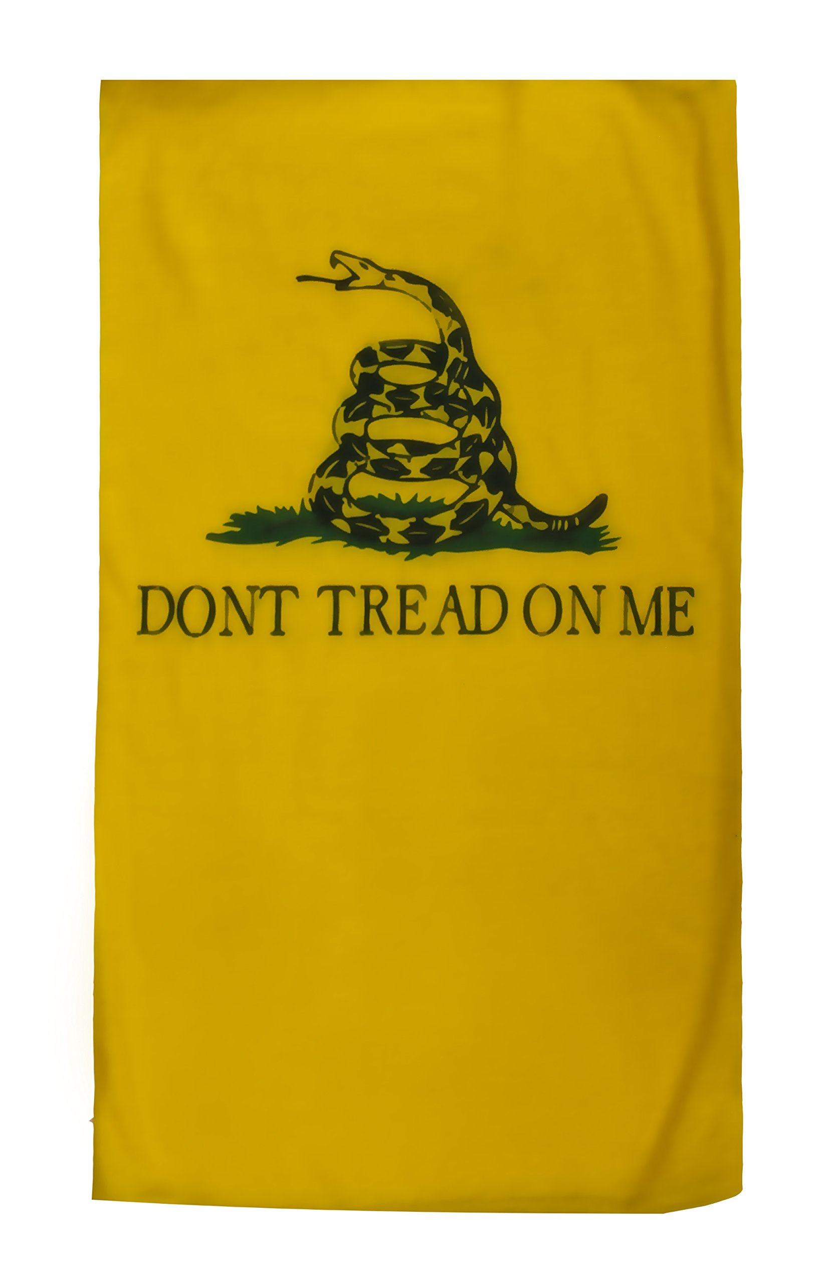 International Tie Gadsden 'Don't Tread on Me' Bandana β Face Mask, Soft & Breathable Material Multi-Functional Neck Gaiter, Balaclava, Sunmask or Headband (Don't Tread on Me)