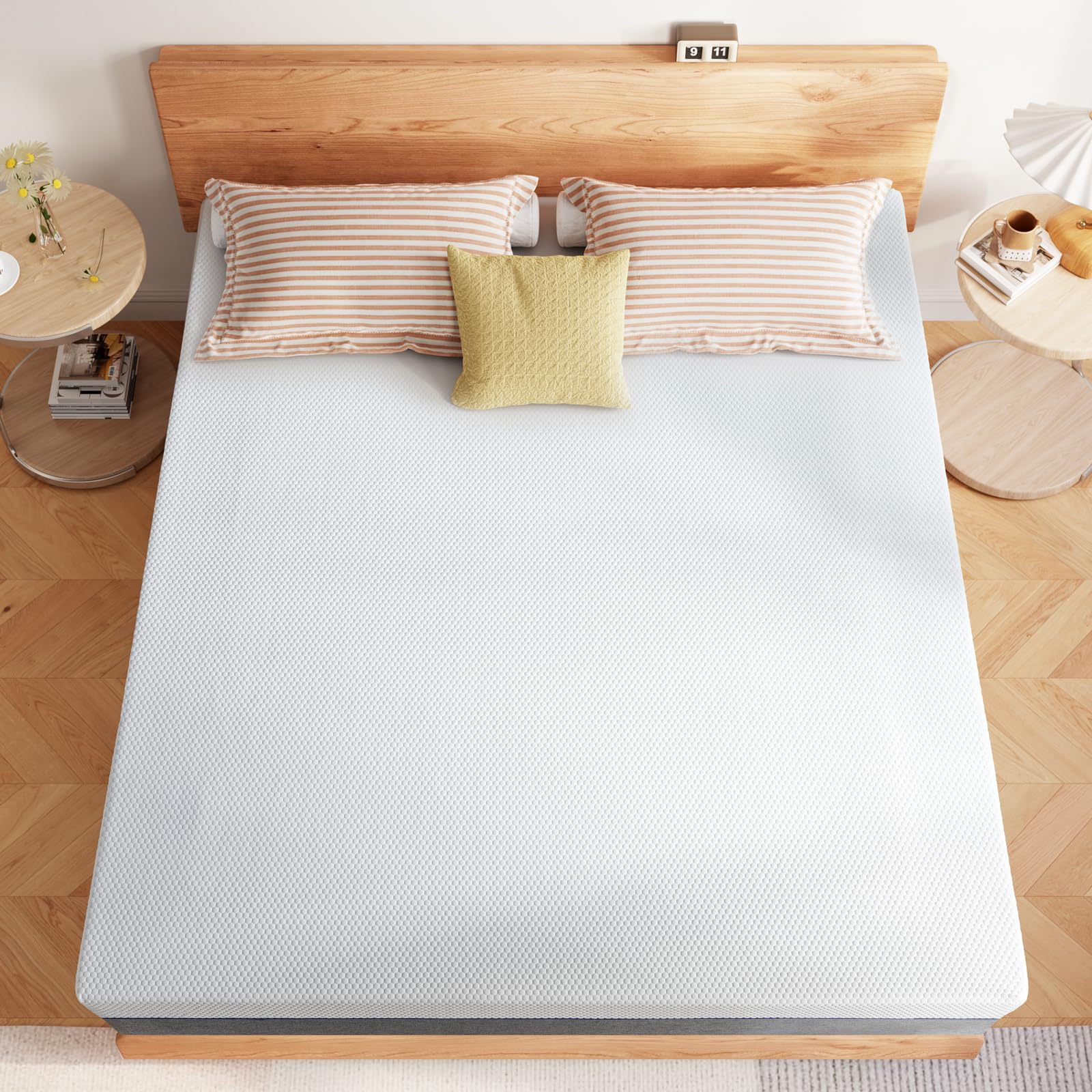 Twolike Full Mattress 10 Inch Full Gel Memory Foam Mattress,Full Size Mattress in a Box, Medium Firm, Mattresses Full Size 75"*54"*10"