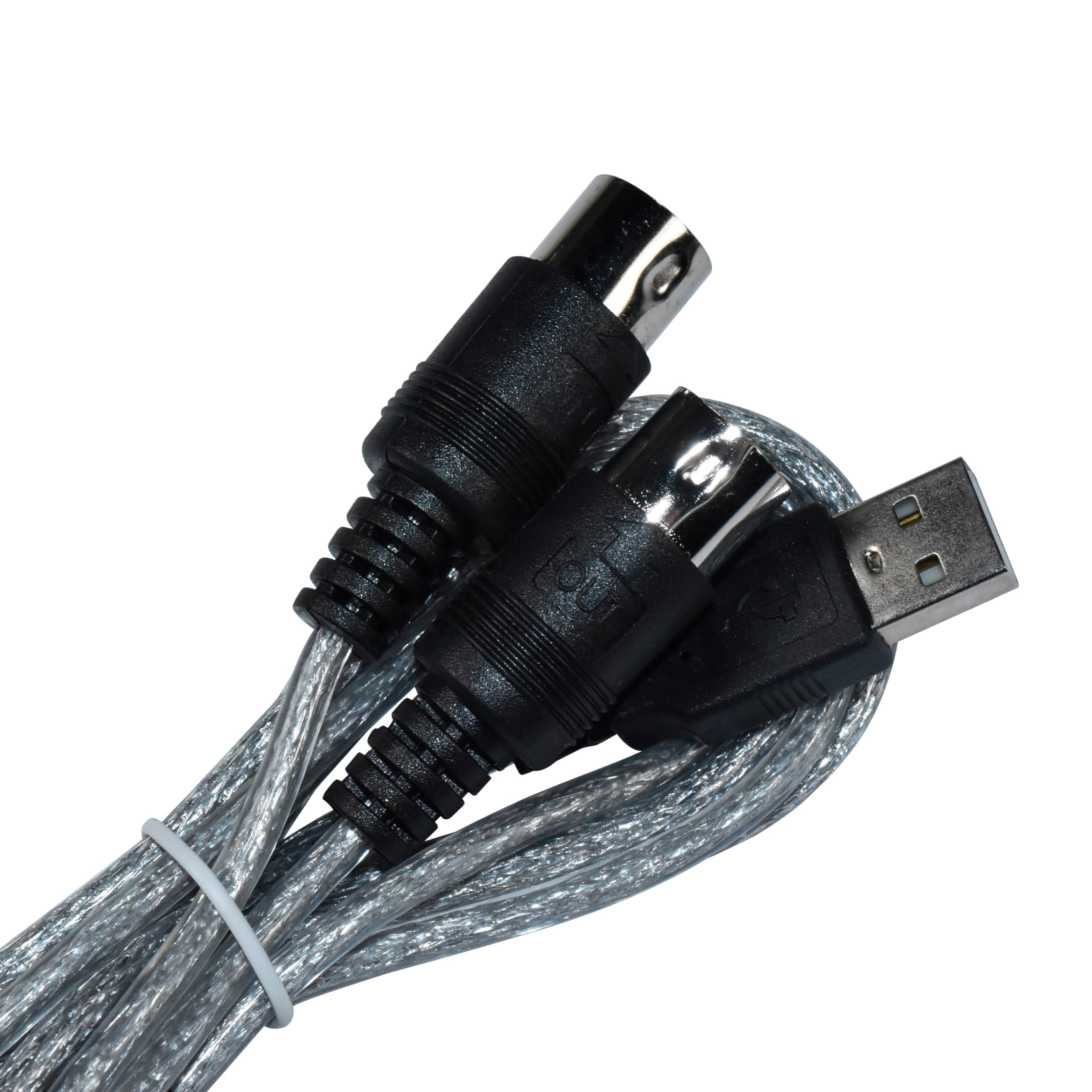 HQRP USB in-OUT MIDI Interface Cable Converter PC to Music Keyboard Adapter Cord fits Roland A-800 Pro USB MIDI Controller Keyboard