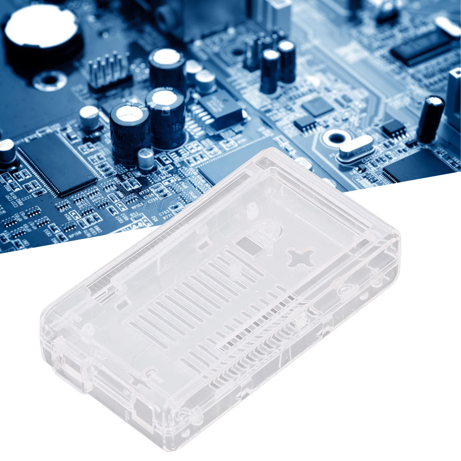 PENO PCB Housing, Good Heat Dissipation Electronics Housing with Ventilation Openings for Protection (Transparent)