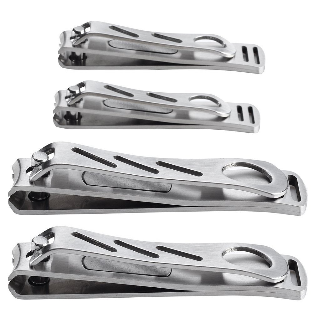 HQY Heavy-duty and Stainless Steel Nail Clipper Set - Fingernail and Toenail Clipper Set