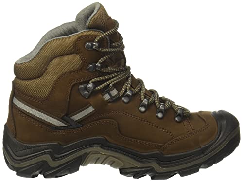 KEEN Men's Durand 2 Mid Height Waterproof Hiking Boots, Cascade Brown/Gargoyle, 12 Wide