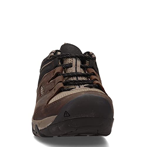 KEEN Men's Steens Vent Low Height Breathable Hiking Shoes, Brown, 10