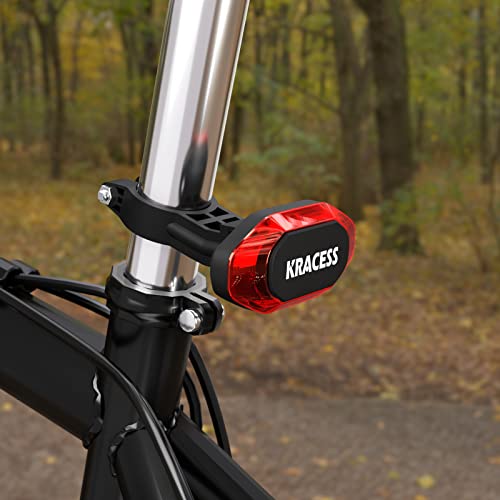 KRACESS KRS-K1 Bike Tail Light Turn Signals Smart Bicycle Rear Remote Control Light Turn Signals Cycling Safety Warning Brake Light (KRS-D1)