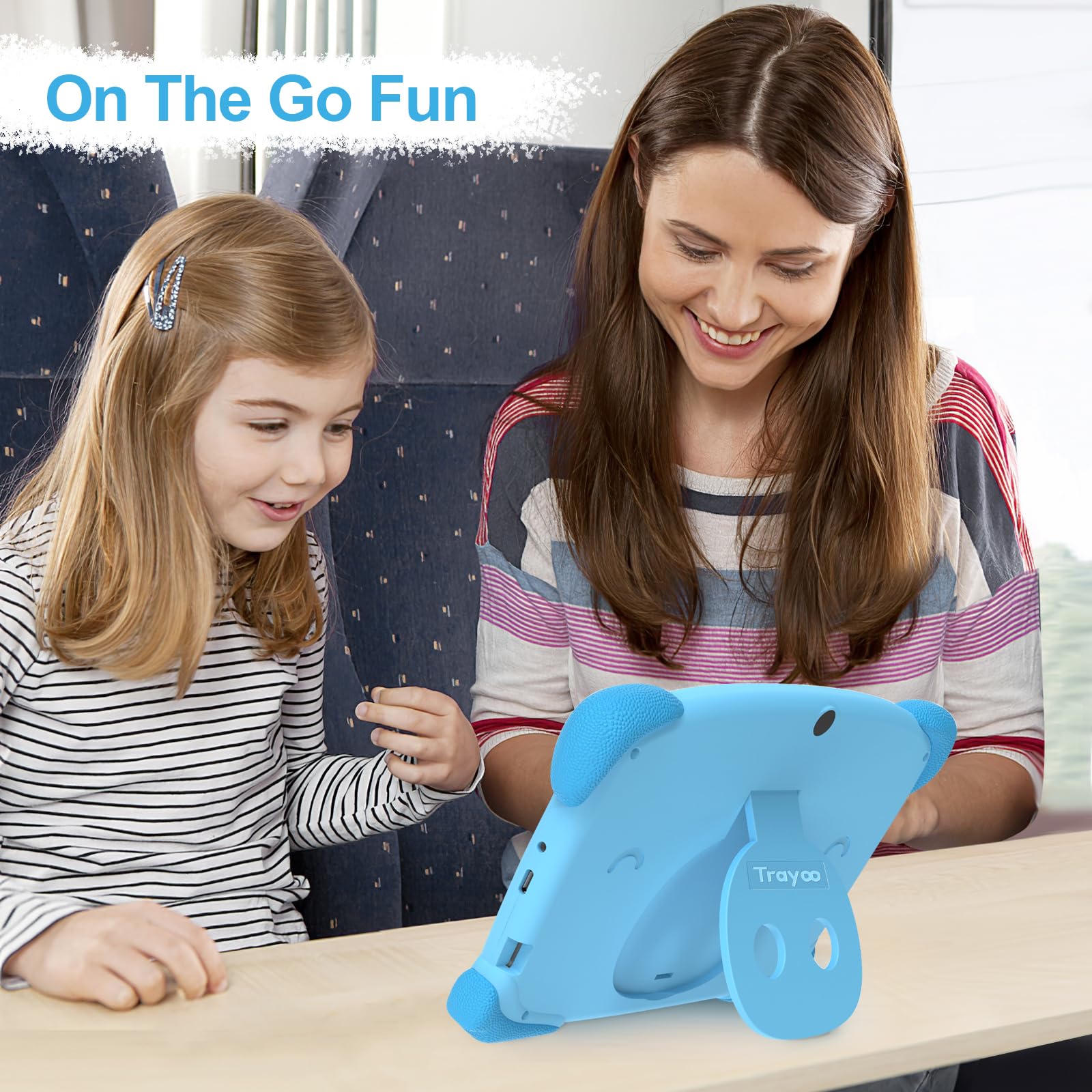 Kids Tablet 7 Toddler Tablet for Kids, 32GB Tablet for Toddler Learning, Children Tablet with WiFi, Camera, IPS Screen, Parental Control, Pre-Installed Apps, for Boys Girl(Blue)