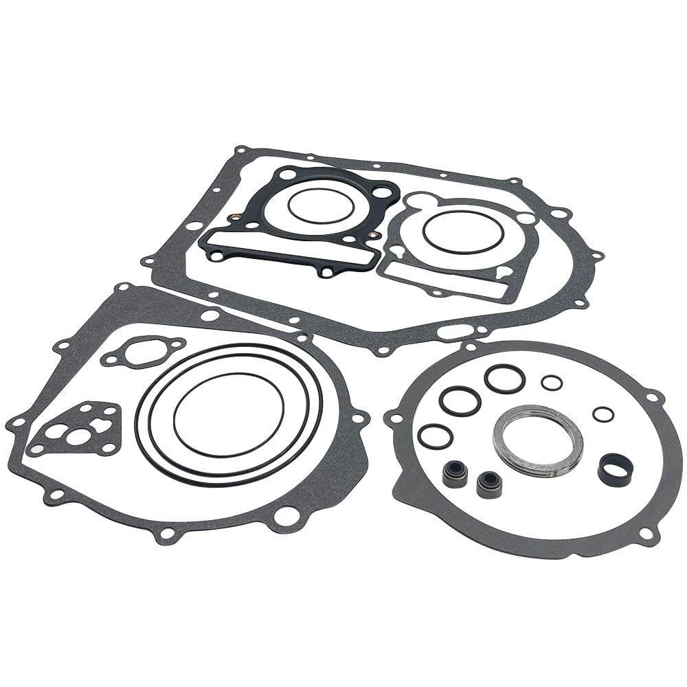 JINFANNIBI Complete Engine Gasket Kit Set Top and Bottom End Compatible for Yamaha Raptor Warrior Bruin 350 YFM350 Kodiak Big Bear 400 Moto-4 1987-2013