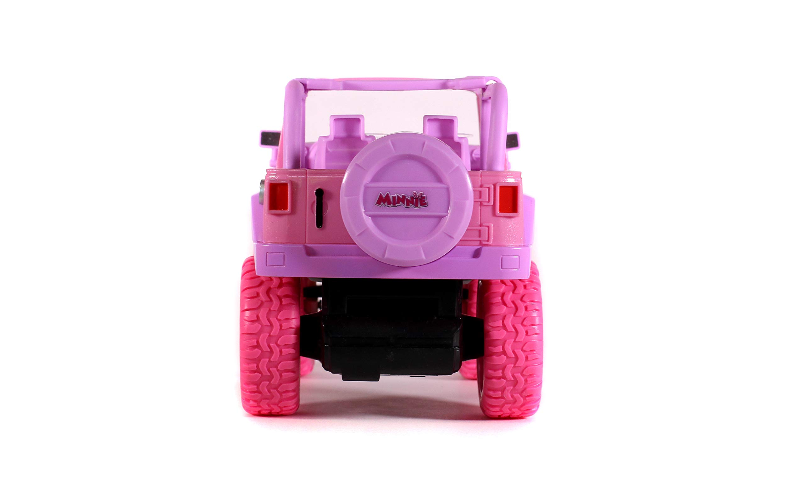 Jada Toys Disney Junior 1:16 Minnie Mouse Jeep Wrangler Remote Control Car, 2.4 GHz Pink Plastic Unisex Toy Vehicle