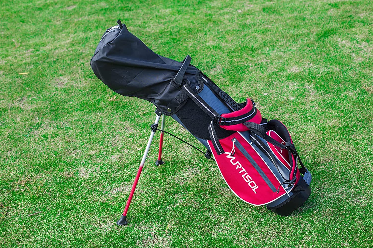 Lightweight Junior Golf Clubs,Golf Club Set for Children Kids,5pc,8-10 Age,11-13 Age Groups Boys & Girls,Right Hand (Ages 8-10 Red 5PC)