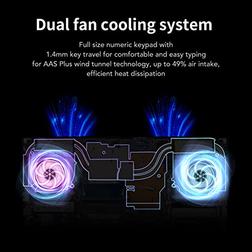 Huleo Dual Screen Laptop, 16in 14in Dual Screen Laptop for Win11 13600mAh Battery for Intel for Core I7 CPU for Playing Games (US Plug)