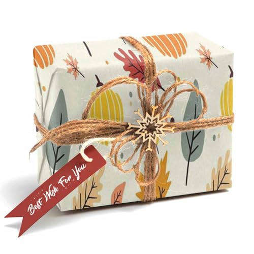 InterestPrint Happy Thanksgiving Day Gift Wrapping Paper Gift Paper for Birthday, Holiday, Graduation 1 Piece