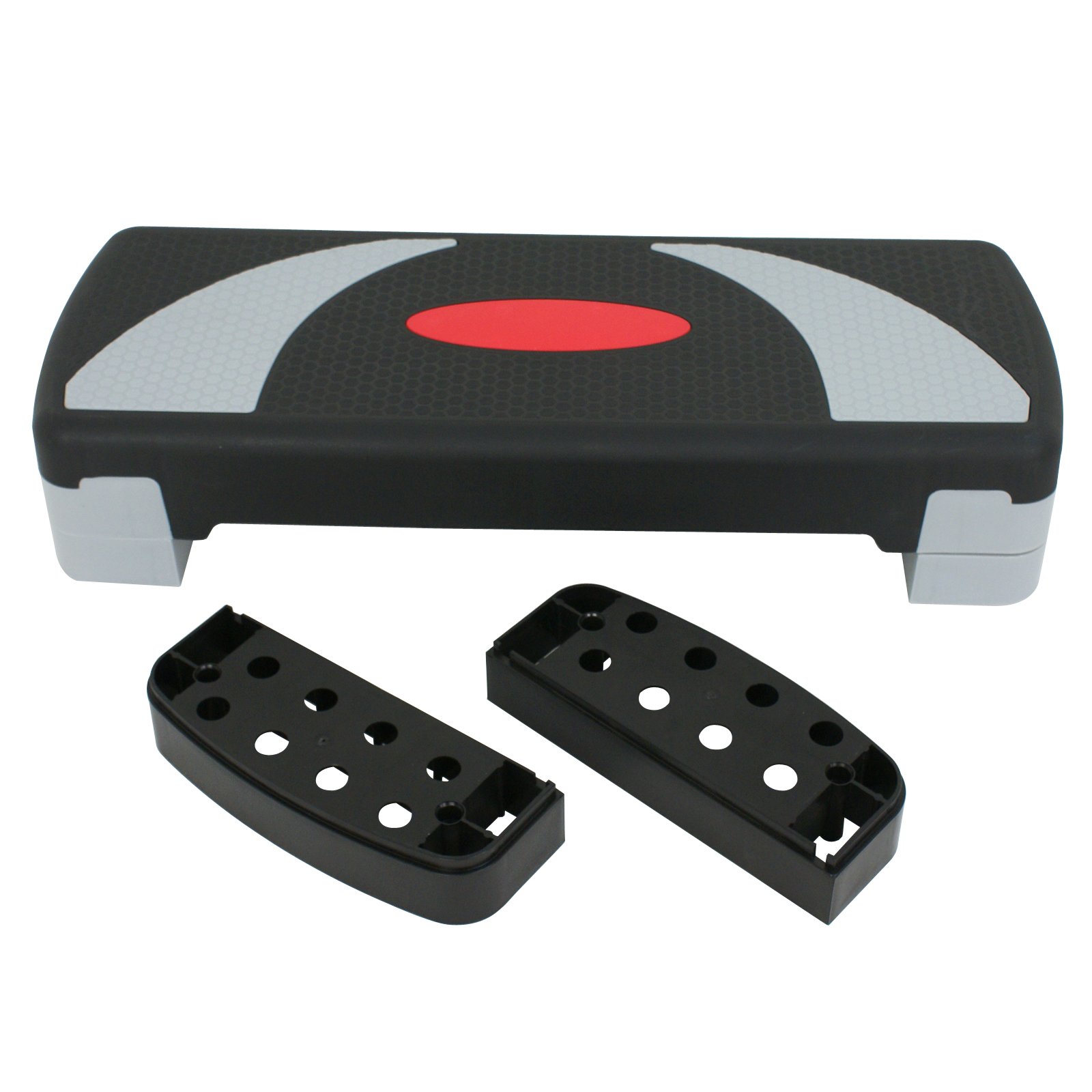 HomGarden 31" Adjustable Workout Aerobic Stepper in Fitness & Exercise Step Platform Trainer Stepper w/Risers Adjust 4" - 6" - 8"