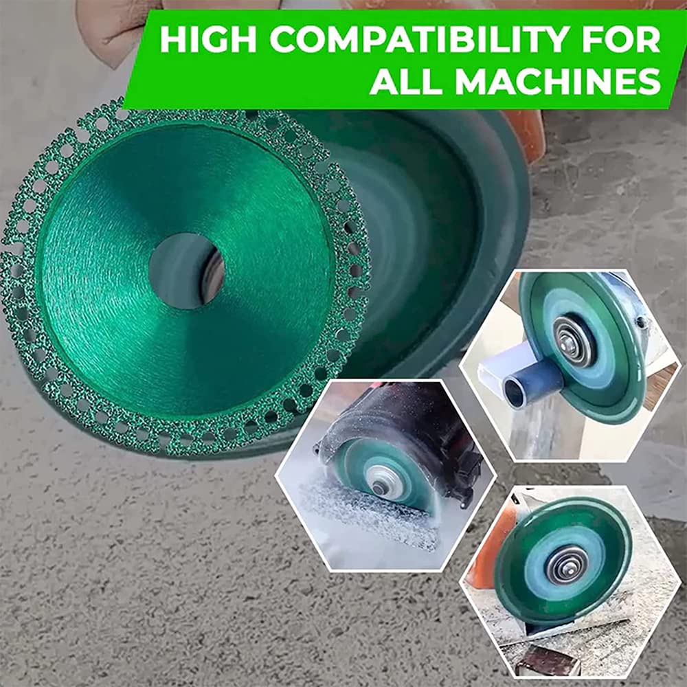 Indestructible Disc for Grinder, Indestructible Cutting Disc, Indestructible Disc for Angle Grinder, 4" x 1/25" x 4/5β Cut Off Wheels, Indestructible Disc 2.0 - Cut Everything in Seconds (5 Pack)