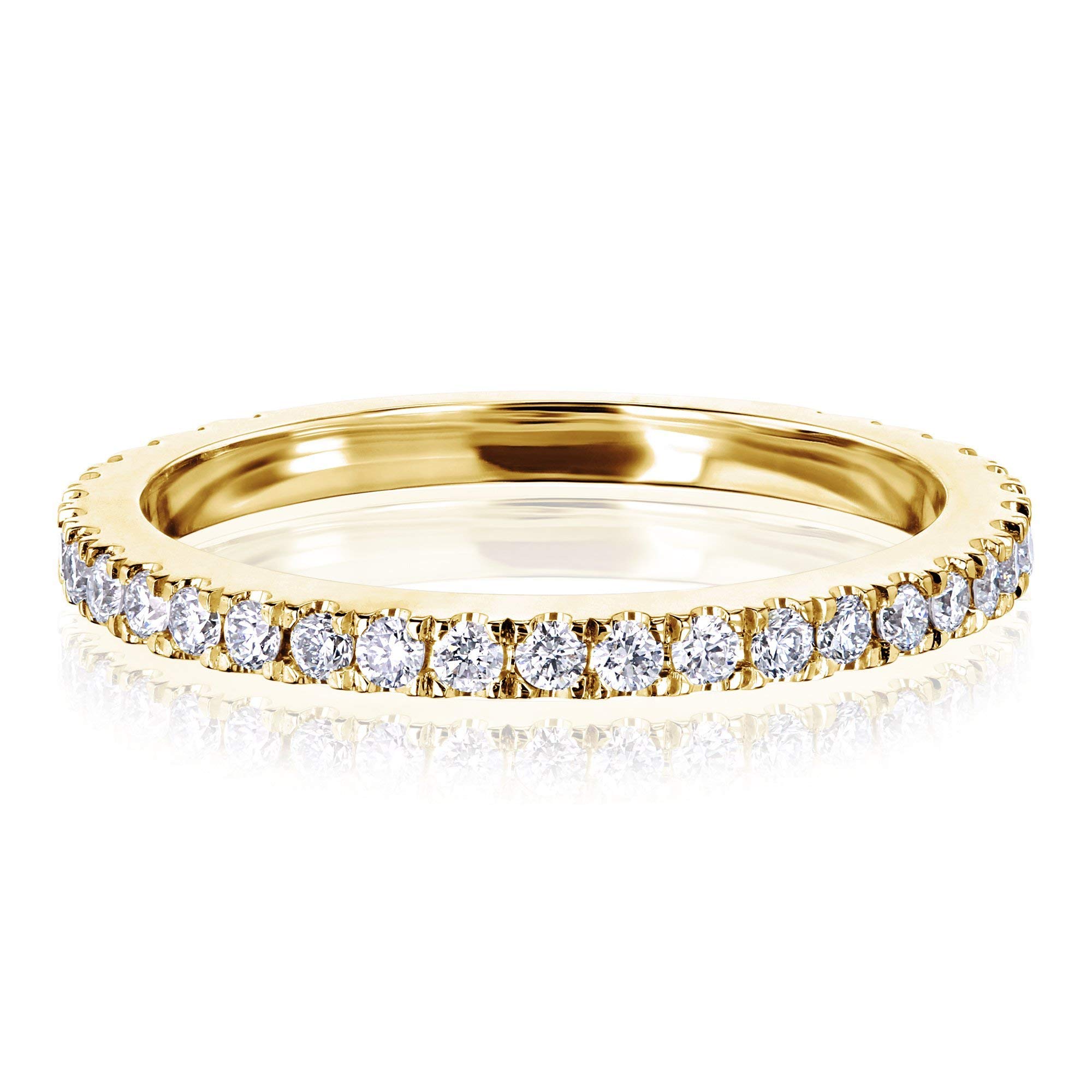Kobelli Lab Grown Diamond Near Eternity Ring - white-gold / 4.5