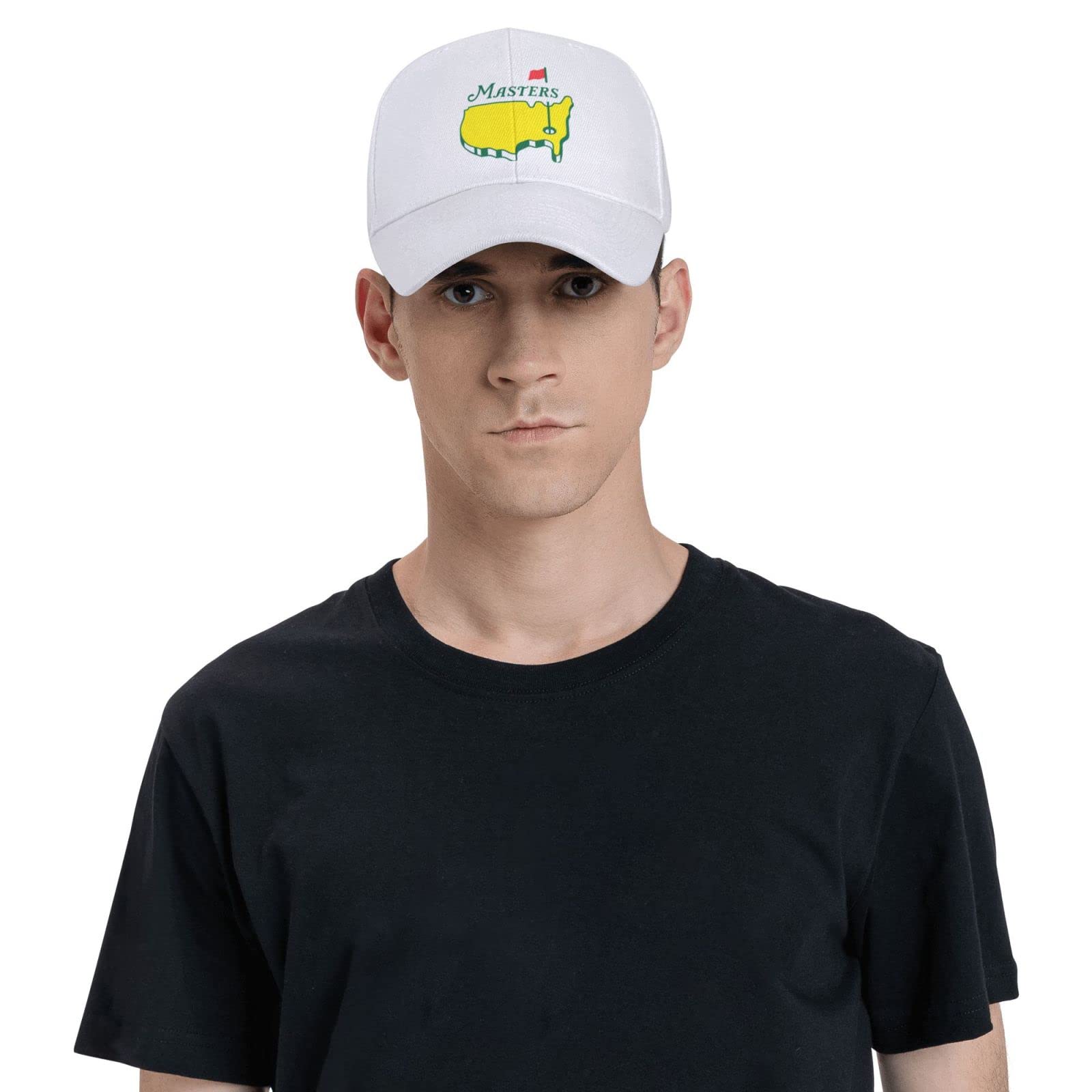 Masters Tournament Augusta National Golf Baseball Caps Trucker Hat Player Hat Cap Men Women Breathable Hat Ponytail Cap White