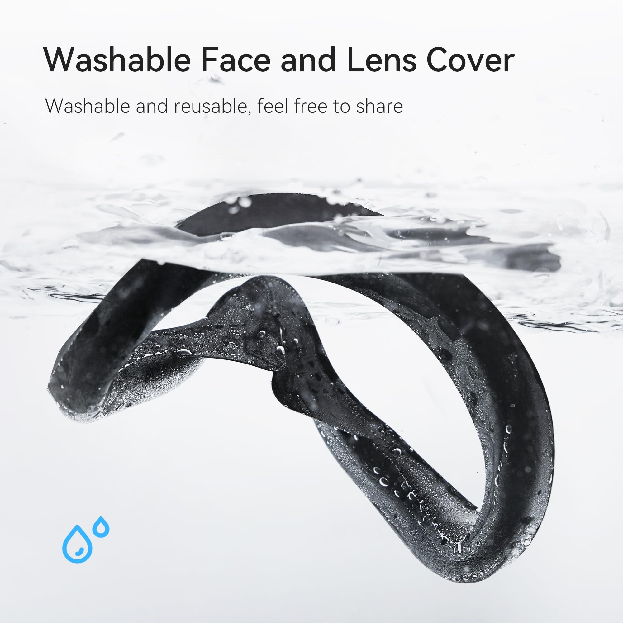 KIWI design VR Accessories Bundle Compatible with Quest 2 Accessories, 3 in 1 Set Controller Grips Cover, Face Cover with Lens Cover VR Shell Cover, VR Accessories Protection