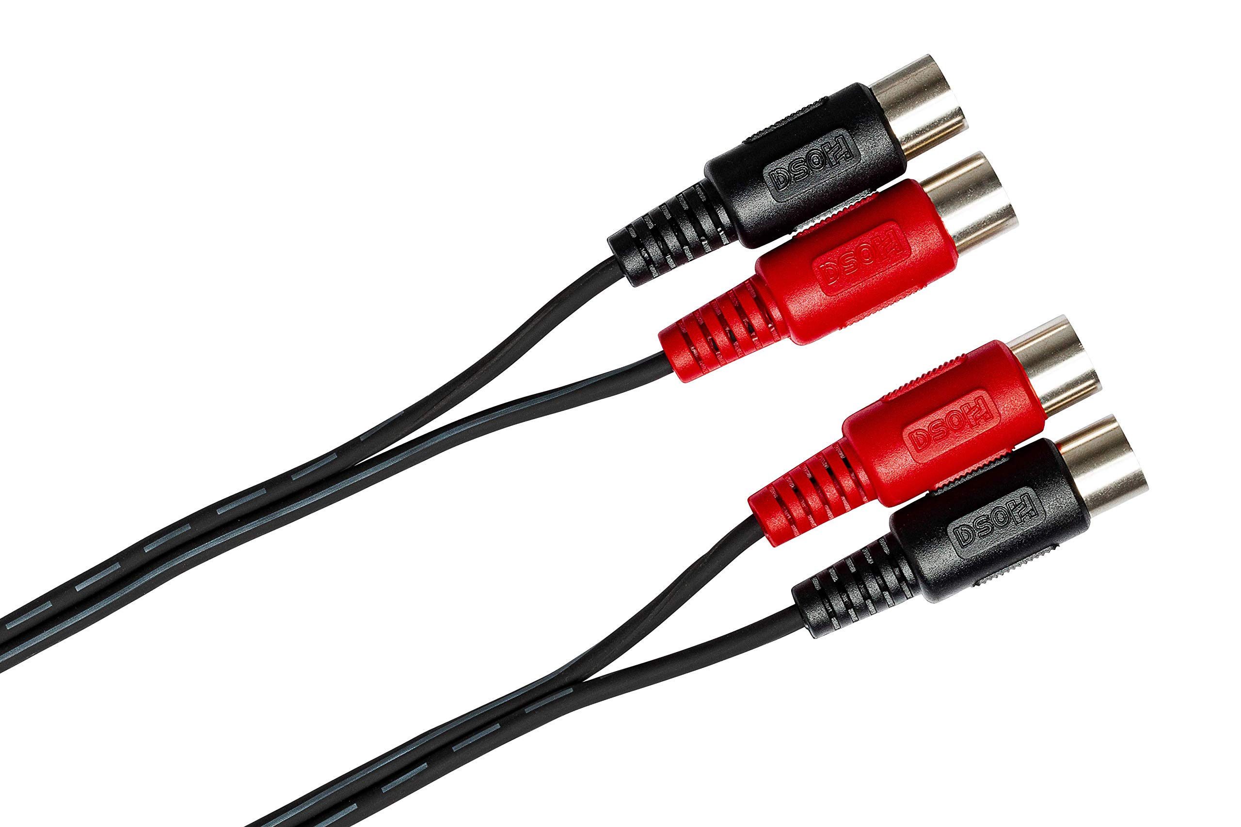 Hosa MID-204 Dual MIDI Cable, Dual 5-pin DIN to Same, 4 m