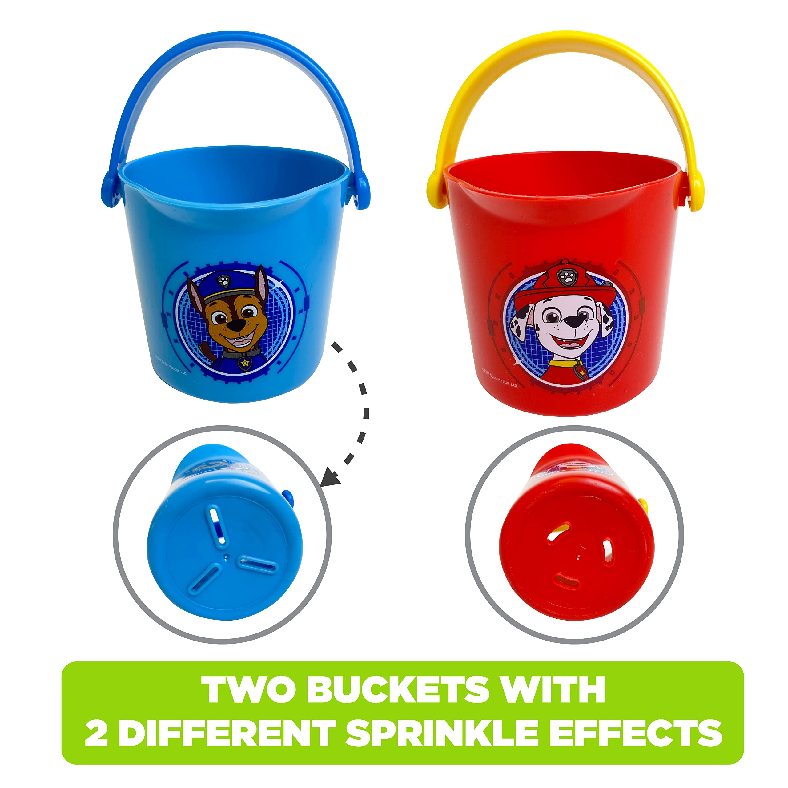 Nickelodeon PAW Patrol 10 Piece Bath Toy Value Set - Kids Bath Toys