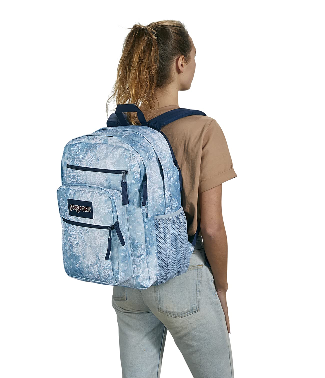 JanSport Laptop Backpack - Computer Bag with 2 Compartments, Ergonomic Shoulder Straps, 15” Laptop Sleeve, Haul Handle - Book Rucksack - Lucky Bandanna