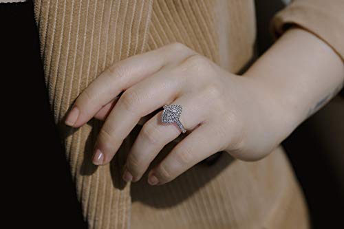 Kobelli Marquis Cluster Slim Shank Diamond Ring - 4.0