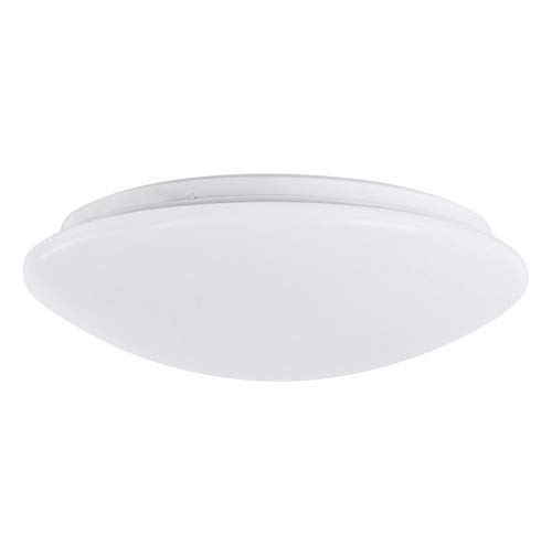iLett LED 15 Watts Flush Mount Fixture Ceiling Light, Mushroom Shape, Ultra Light Weight, 10.5 inches, 1200lm, 6500K, 85V-265V