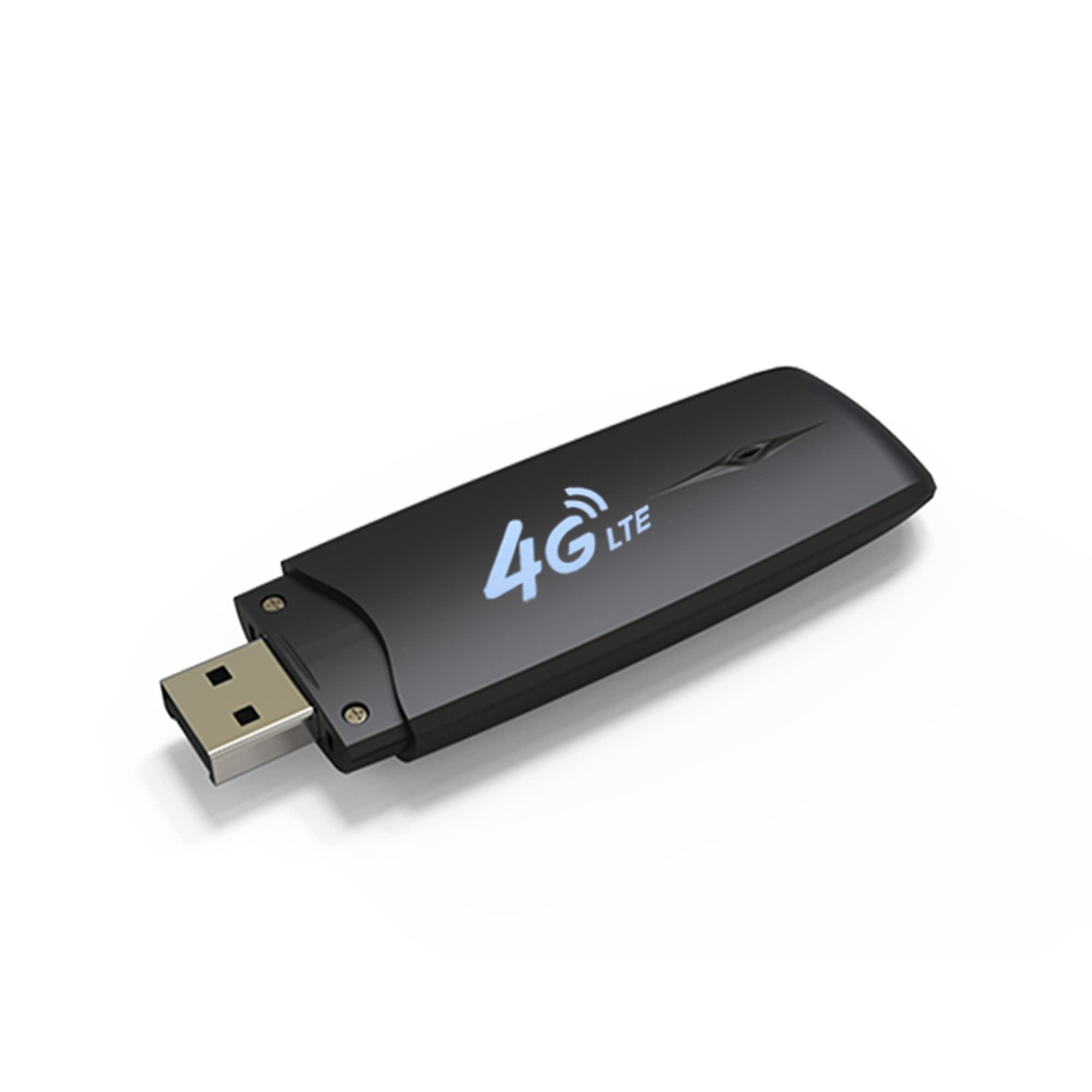 HOSAYA 4G LTE USB WiFi Modem Portable 4G Router with SIM Card Slot High Speed Portable Travel Hotspot Mini Router Unlocked 4G dongle, Black, 88mmx28mmx9mm