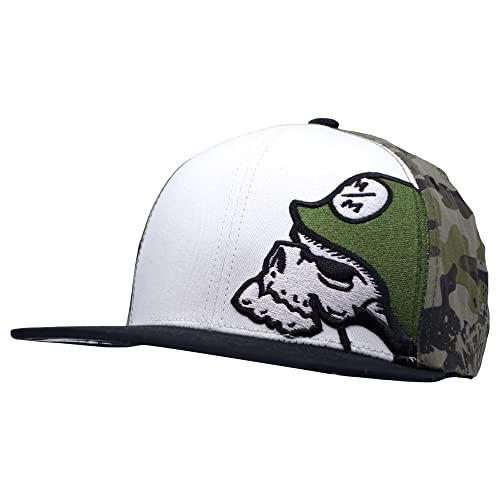 Metal Mulisha Men's Lookout Flex Hat, White, Large-X-Large