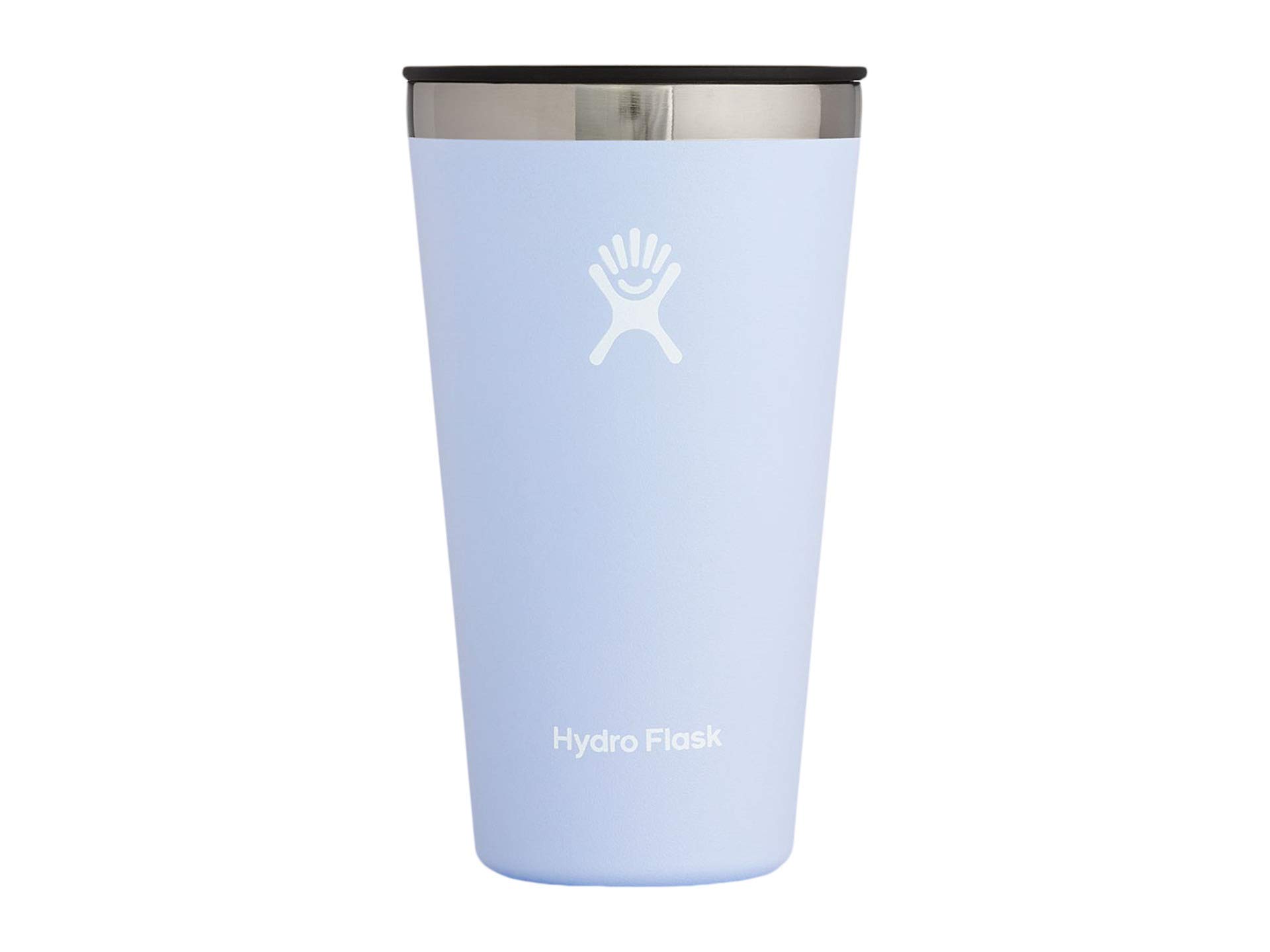Hydro Flask 16 oz. Tumbler - Stainless Steel, Reusable, Vacuum Insulated with Press-In Lid , Fog