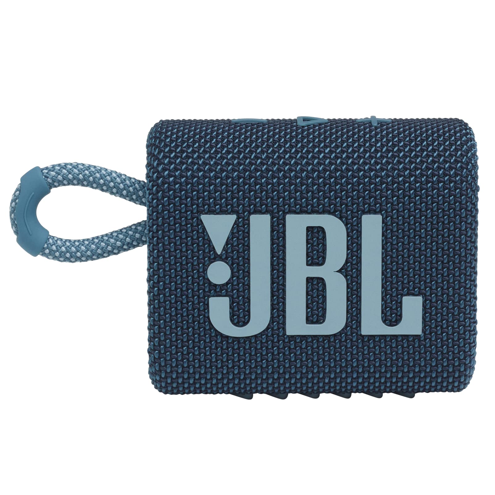 JBL GO 3 Waterproof Ultra Portable Bluetooth Speaker Bundle with gSport Deluxe Hardshell Case (Blue)