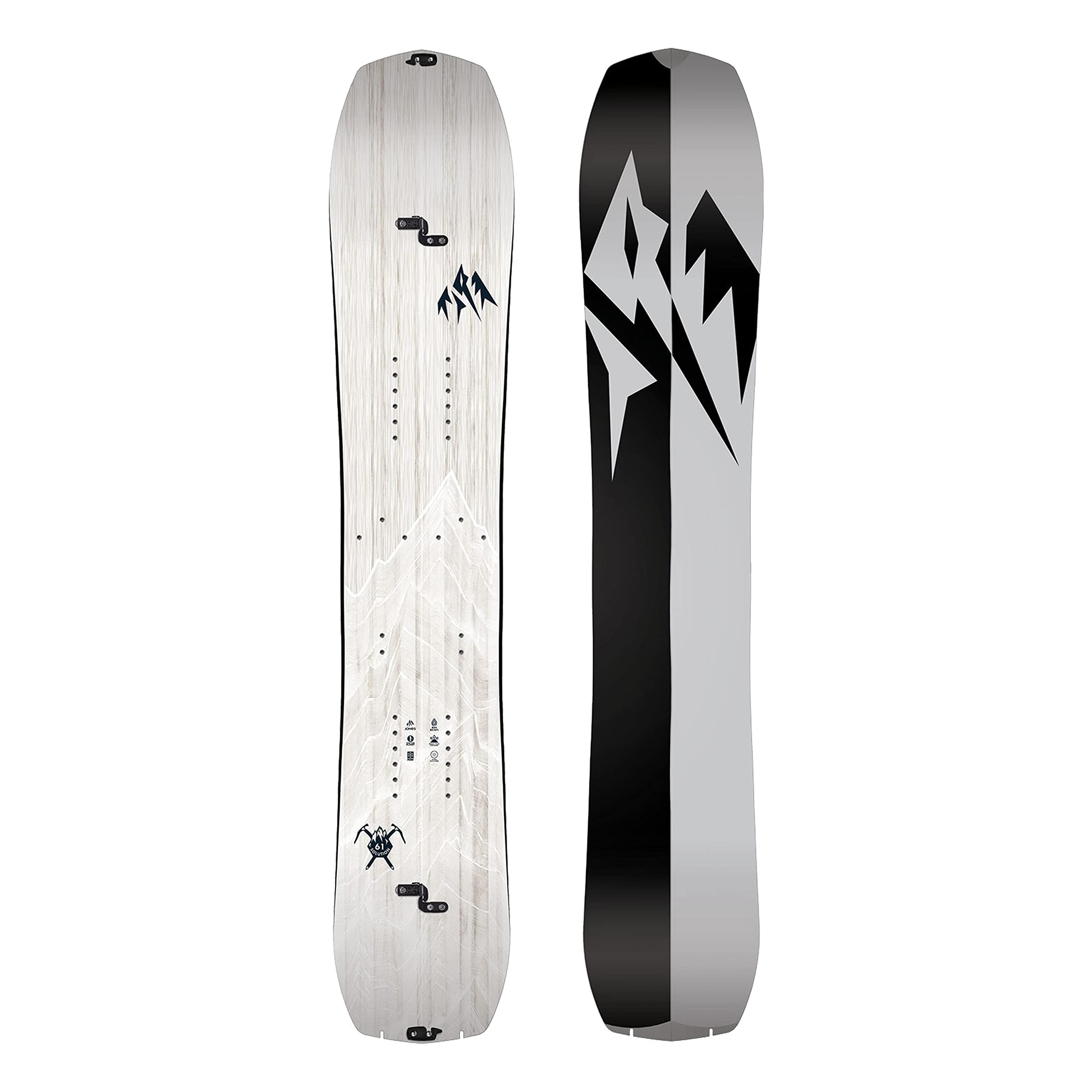 JONES Snowboards Men’s Solution Splitboard, Directional Freeride, 162cm, Wide, Big Horn Series