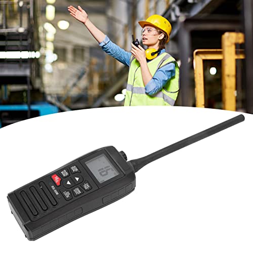 Marine Radio, High Sensitivity Noise Reduction Walkie Talkies Portable IP67 Waterproof for Ship (US Plug)