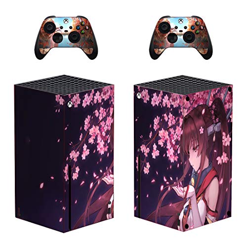 KAJAL MANI Vinyl Skin Sticker Decal Wrap for X-box-One-Series X Console Skin Set Ecchi Collection 16+