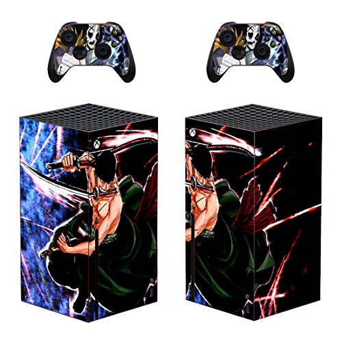 KAJAL MANI X-box-One-Series X Skin Set Pirate King HD Printing Faceplate Protective for Console, Controller Skin Decal