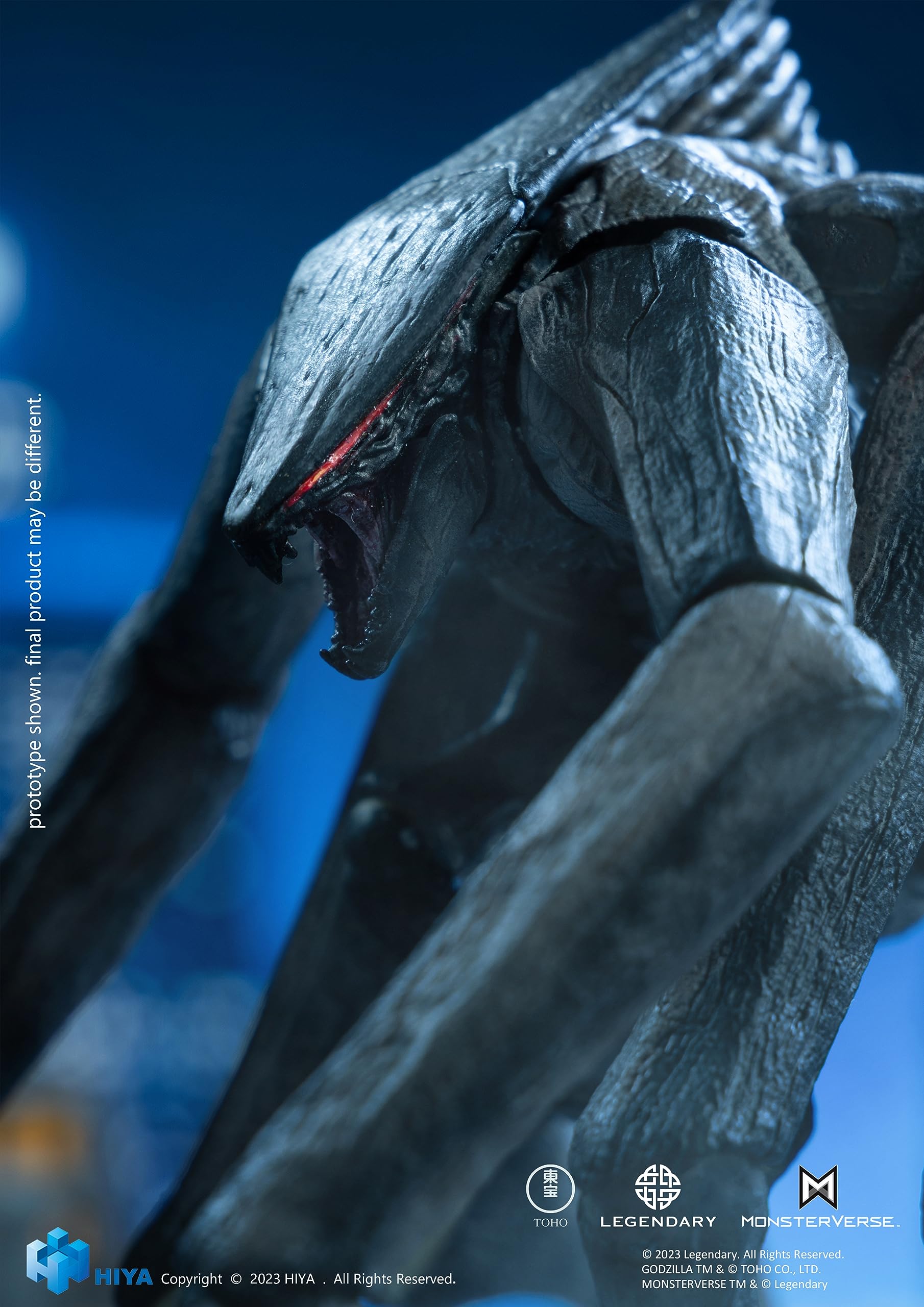 Hiya Toys Godzilla (2014) Female Muto Exquisite Basic Series Previews Exclusive Action Figure