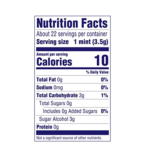 LIFE SAVERS Pep-O-Mint Breath Mints Hard Candy, 2.75 oz Bag (Pack of 12)