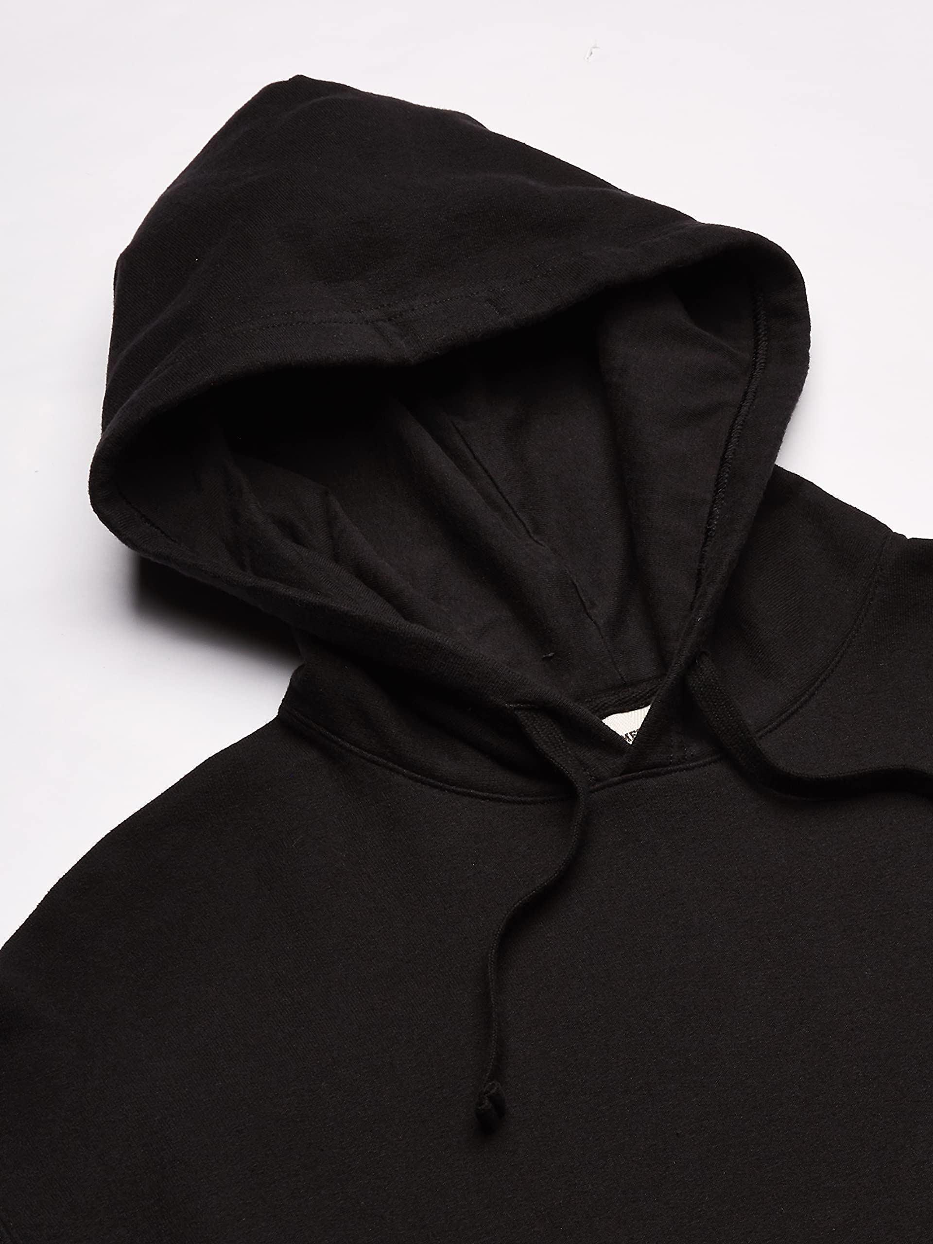 Hanes Men's Comfortwash Garment Dyed Hoodie Sweatshirt, Black, Large