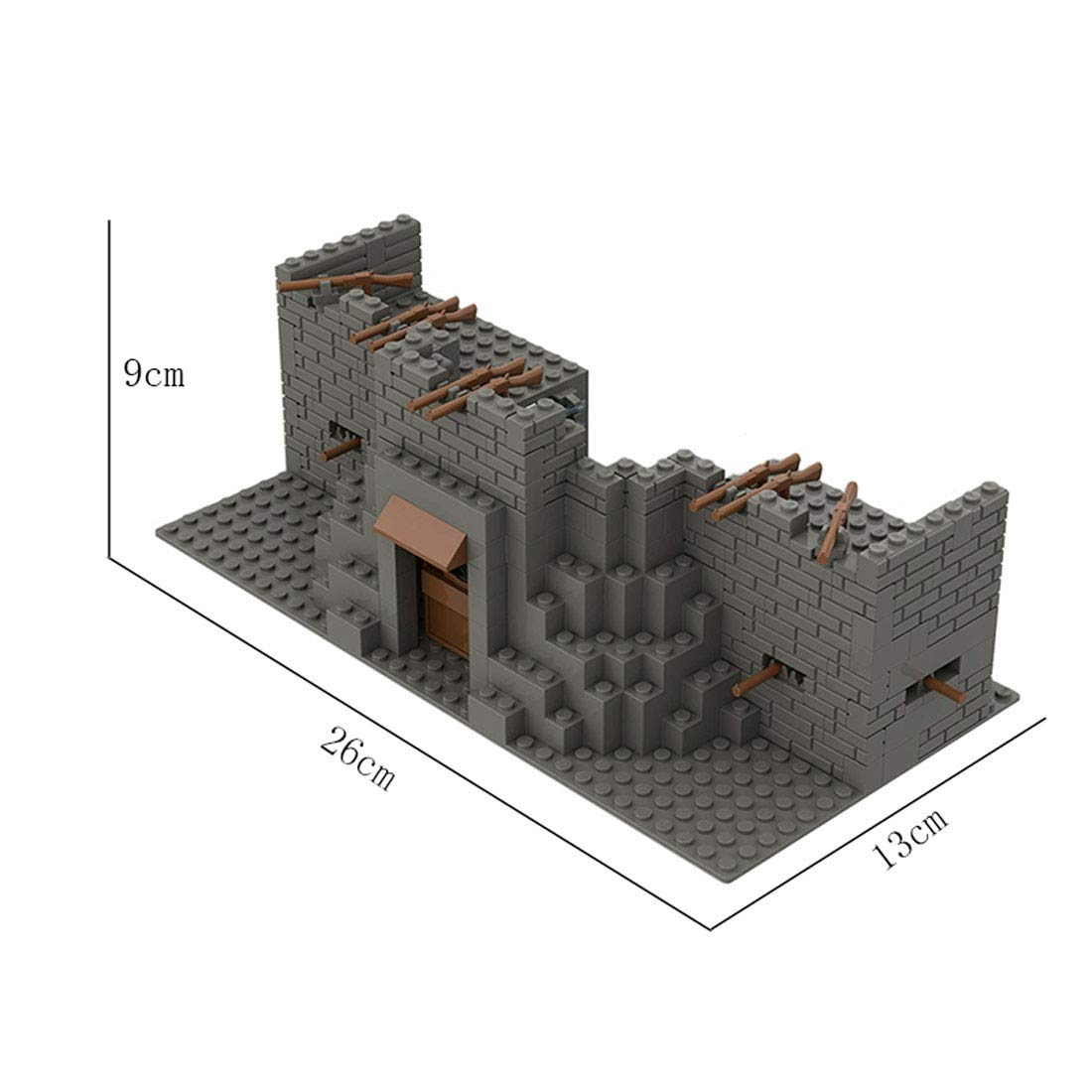 NOSTEA Military Scene Building Bricks, Military Defensive Bases Model, Military War Sets Compatible with Lego
