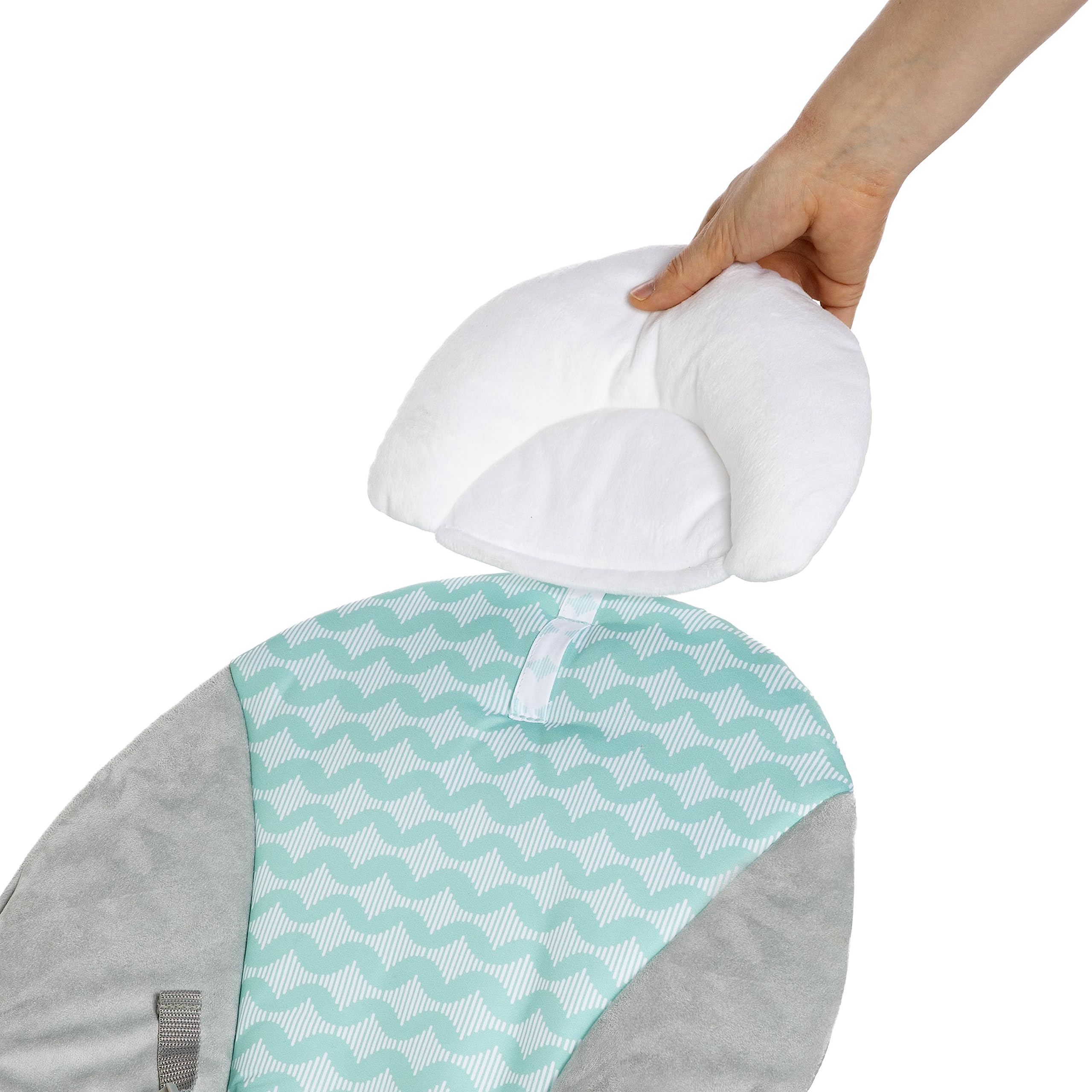 Ingenuity Ity Bouncity Bounce Vibrating Deluxe Baby Bouncer Seat, 0-6 Months Up to 20 lbs (Goji)